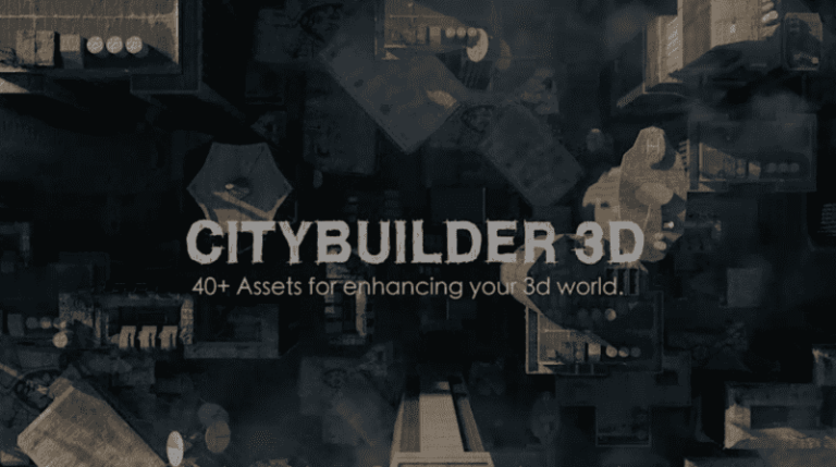 Blender插件 – 城市建筑群楼房模型预设 Citybuilder 3d_CGalpha