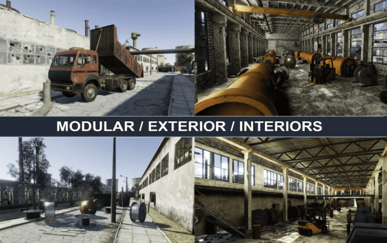 Unity – 废弃工厂场景 Abandoned Factory Scene_CGalpha