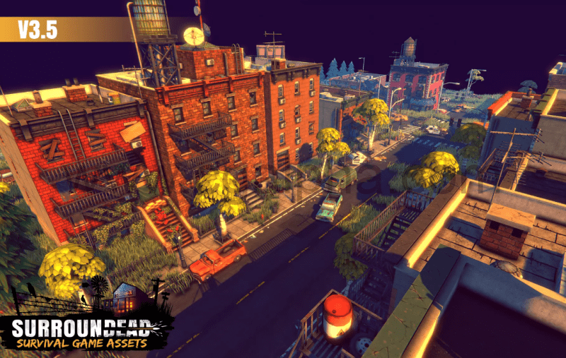 Unity – 生存游戏资产 SurrounDead – Survival Game Assets _ CGalpha