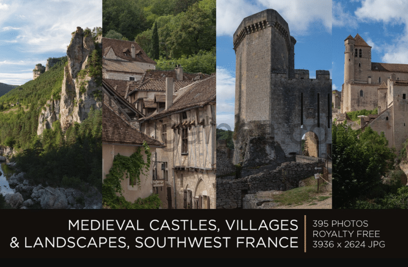 395 张中世纪城堡参考照片 MEDIEVAL SOUTHWEST FRANCE | PHOTOPACK_CGalpha