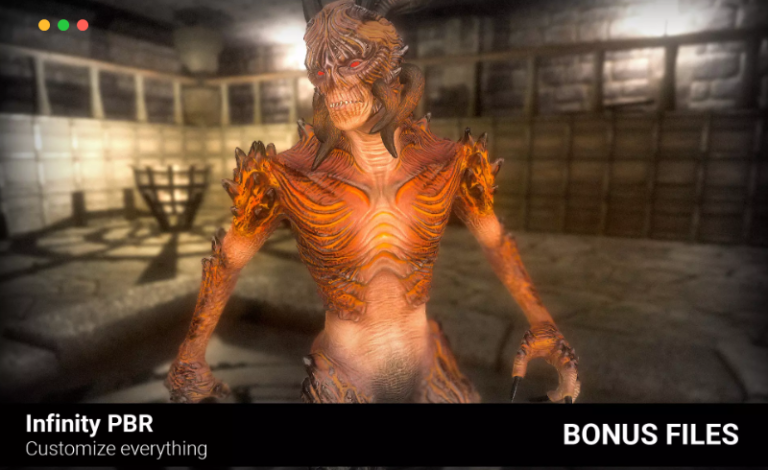 Unity – 虚幻文件 Demons Bonus Files 4 Unreal files_CGalpha